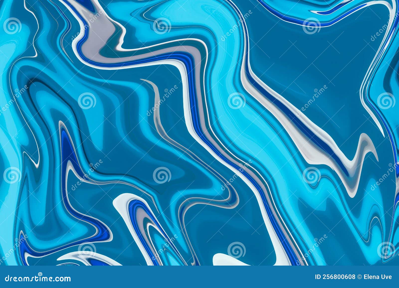 Illustration in Different Tones of Blue for Background. Modern ...