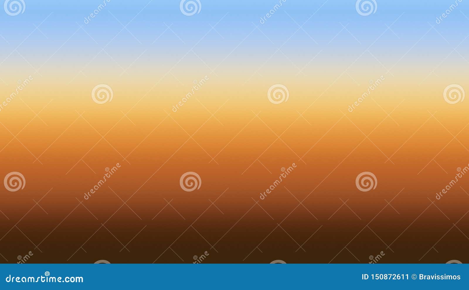 Background Gradient Sunset Blue Orange, Colorful Stock Illustration ...