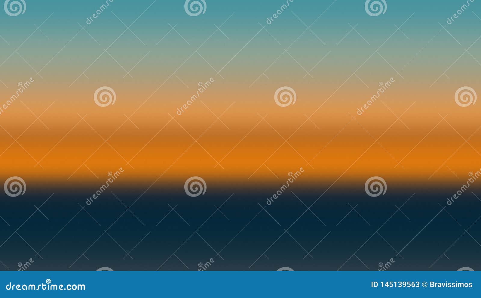 Background Gradient Sunset Blue Orange, Sunlight Horizon Stock ...