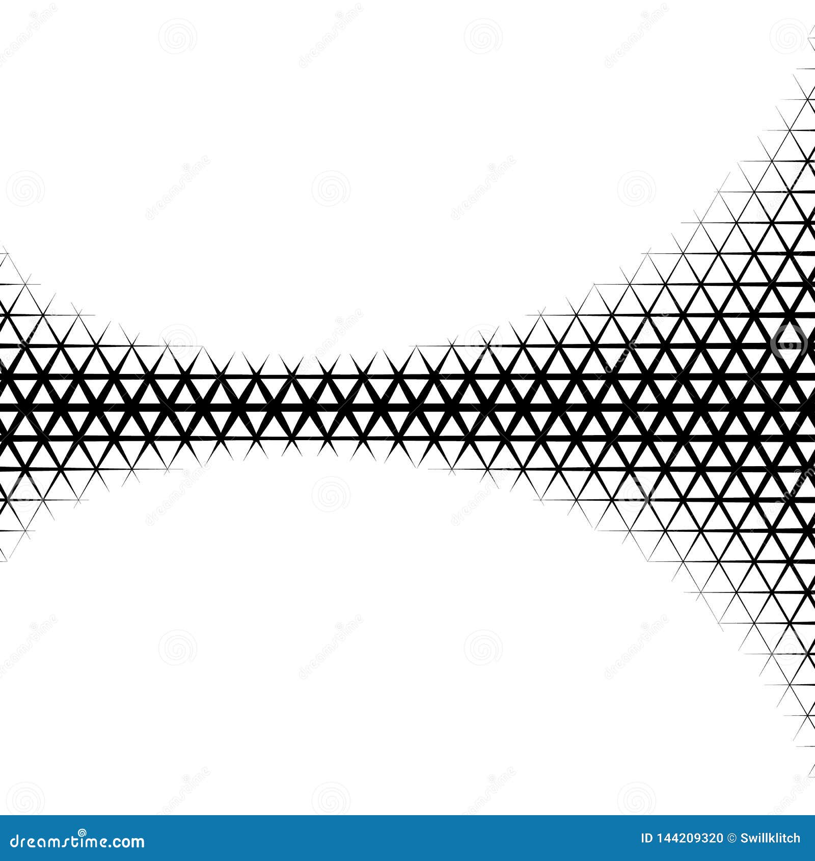 Background with Gradient of Triangle Shaped Cells Grid Stock Vector ...