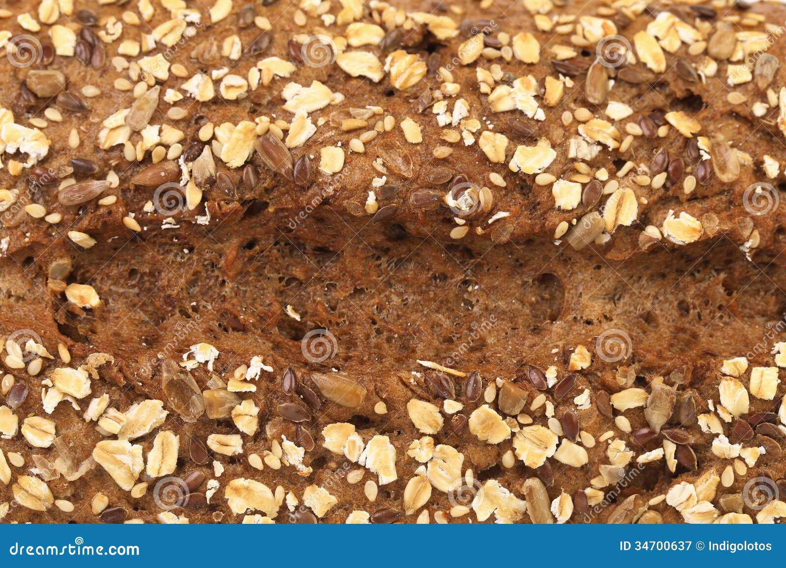 Background of Grain Brown Bread. Stock Image - Image of loaf, baked ...