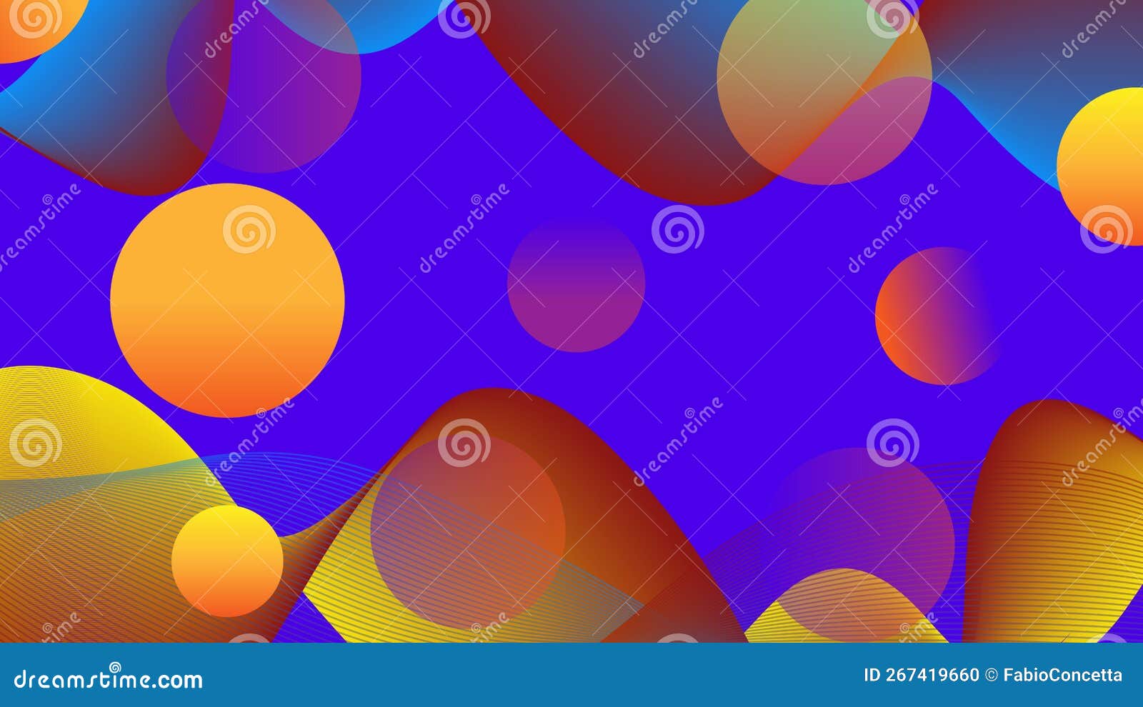 Background Graphic Design Fluid Color and Transparency with Circles ...