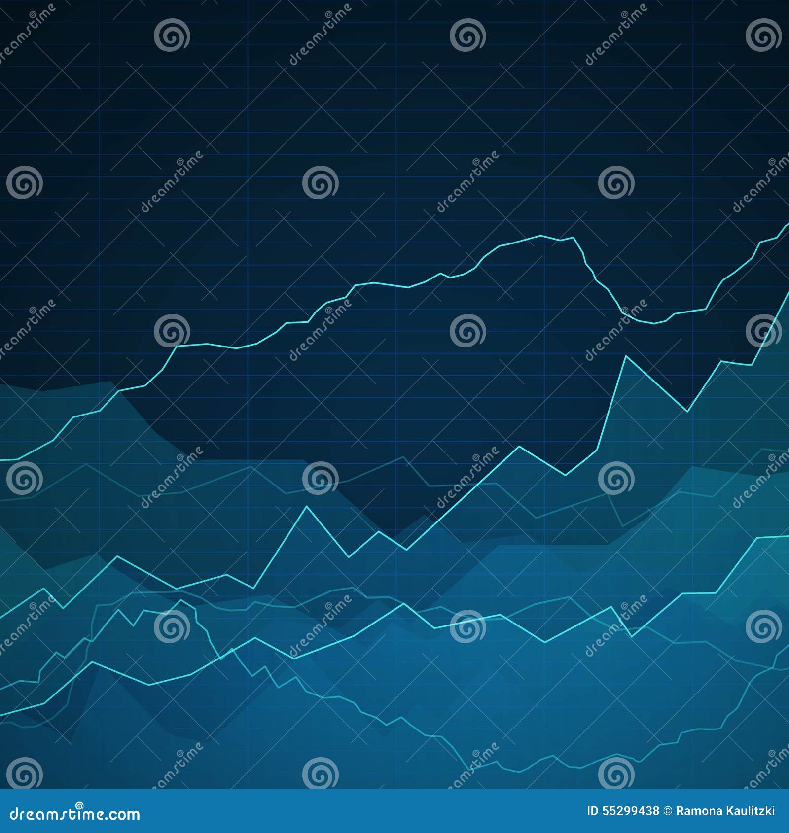 Background with Graphs stock illustration. Illustration of ...