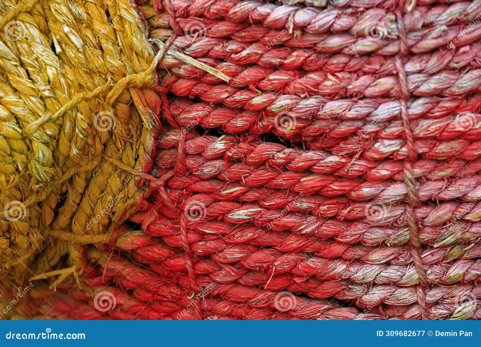 The Background of the Grass Weaving Stock Image - Image of straw ...