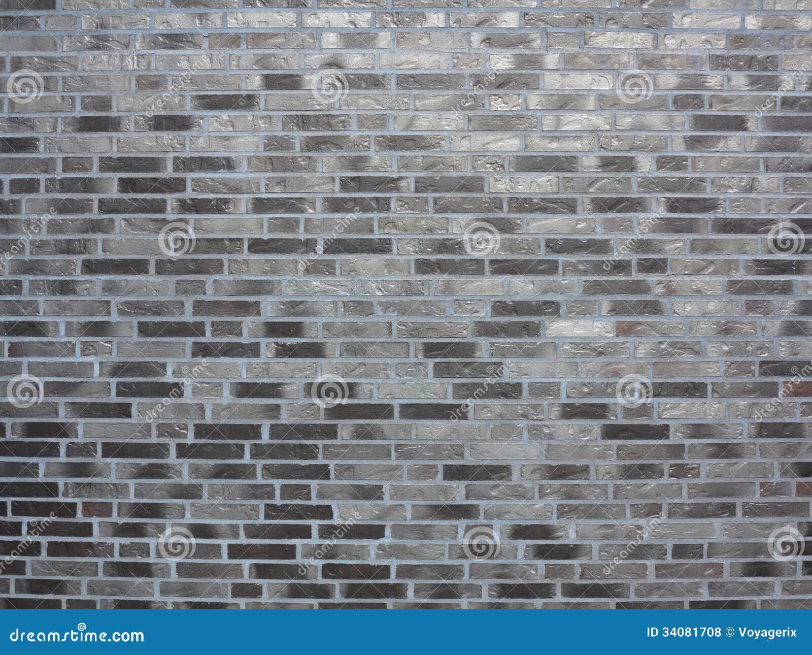 Background of Gray Brick Wall Texture Stock Photo - Image of cement ...