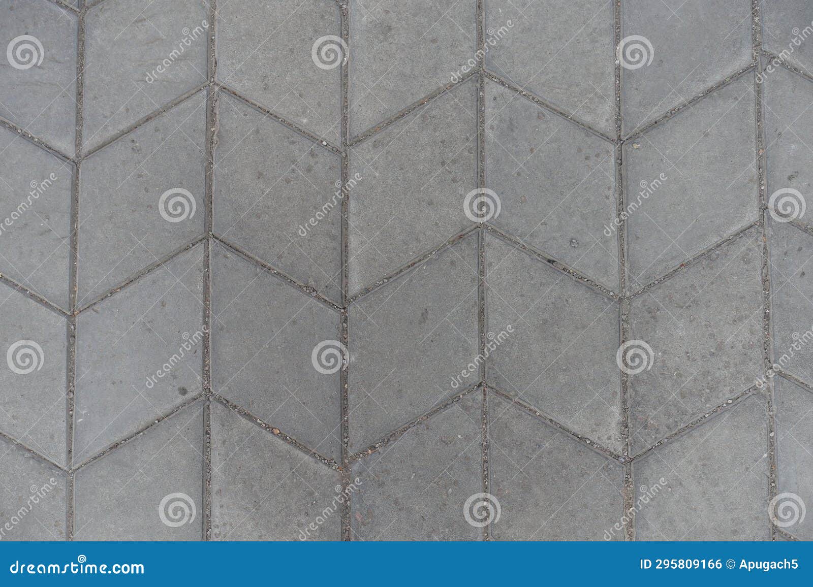 Background - Gray Diamond-shaped Concrete Pavement with Geometric ...