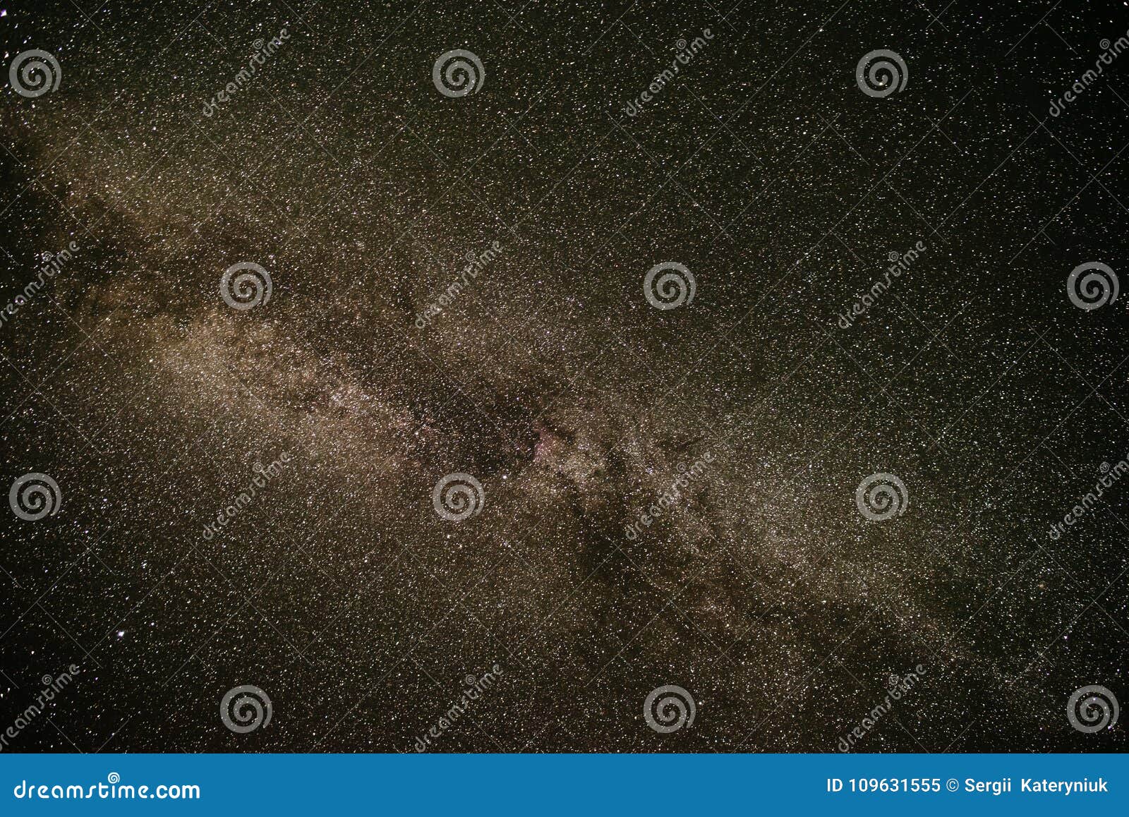 Background of Gray Starry Night Sky with the Milky Way Stock Image ...