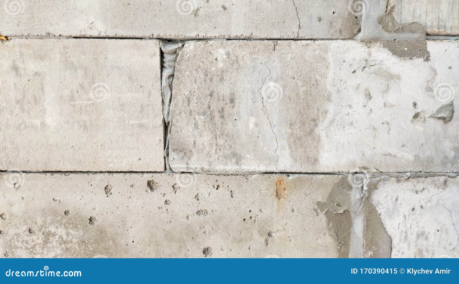 Background: Gray Wall of Large Blocks Stock Image - Image of cavities ...