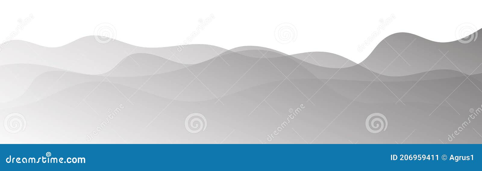 Vector Background with Gray Wave Lines Stock Vector - Illustration of ...