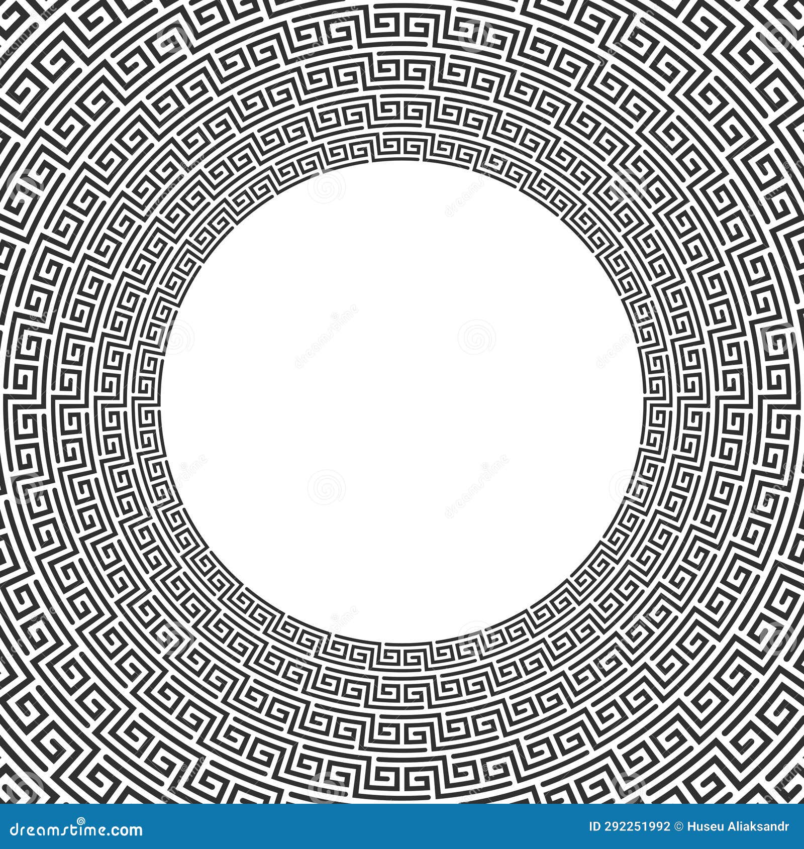 Background greek style. stock vector. Illustration of circle - 292251992