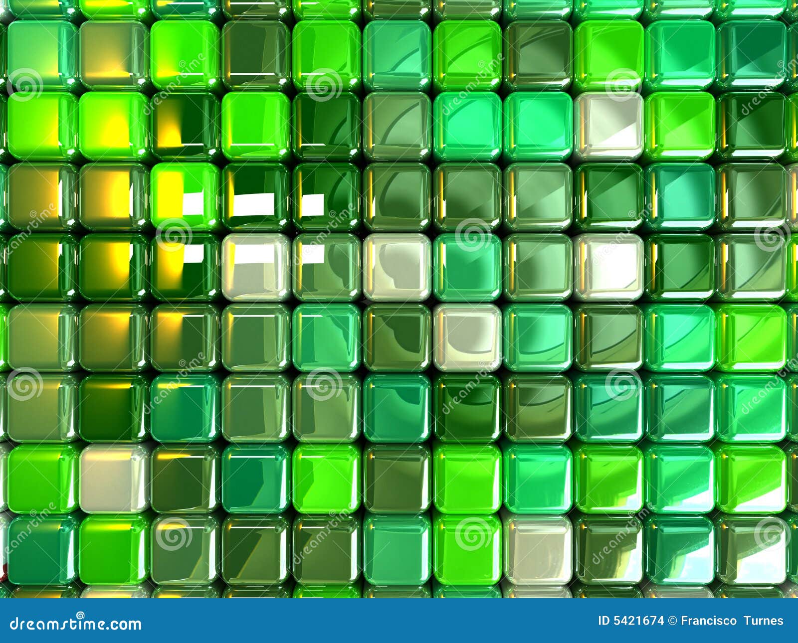 Background green cubes stock illustration. Illustration of mosaic - 5421674