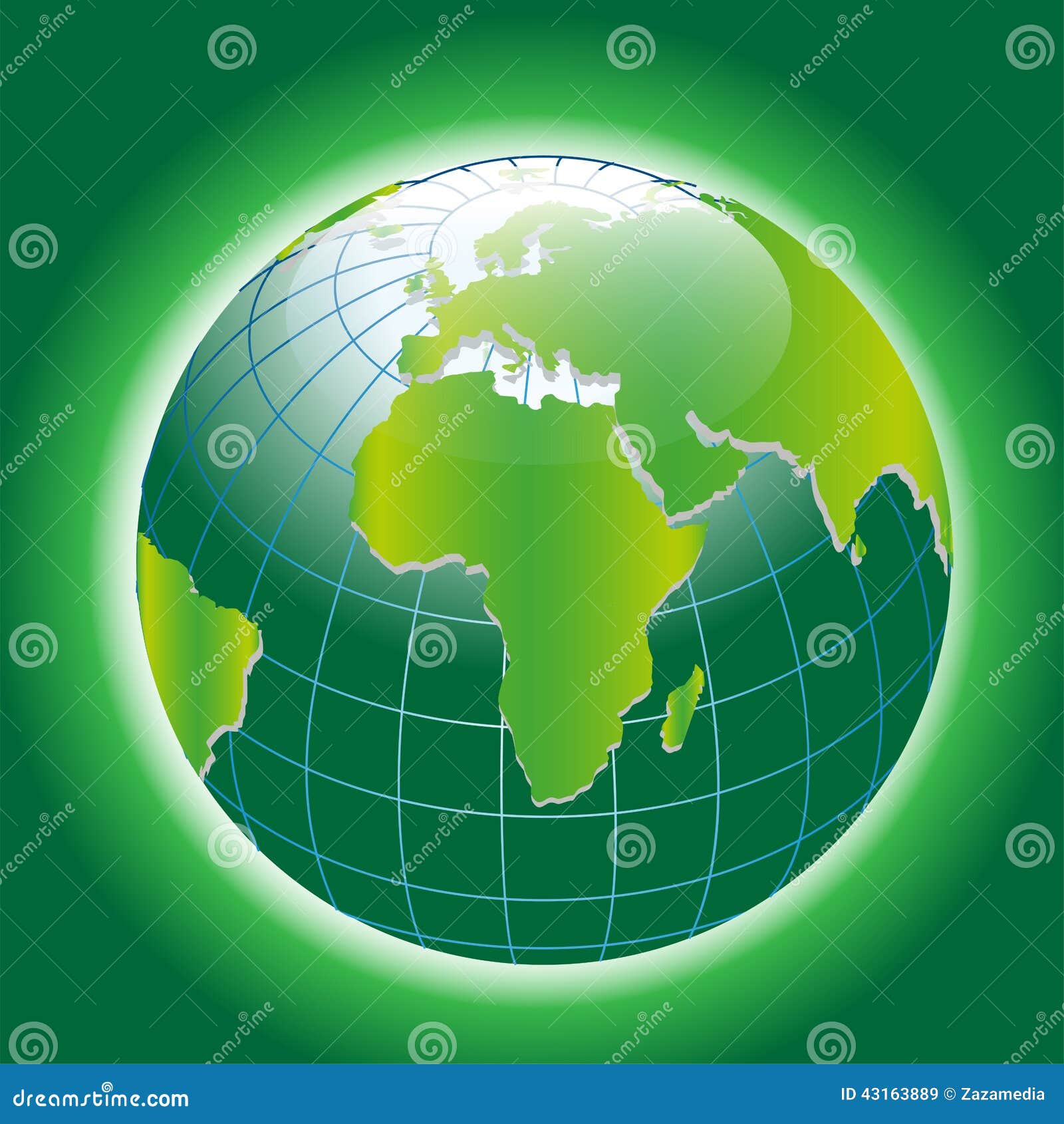 Background with Green Globe Icon Stock Vector - Illustration of earth ... Background with Green Globe Icon Stock Vector - Illustration of earth ...