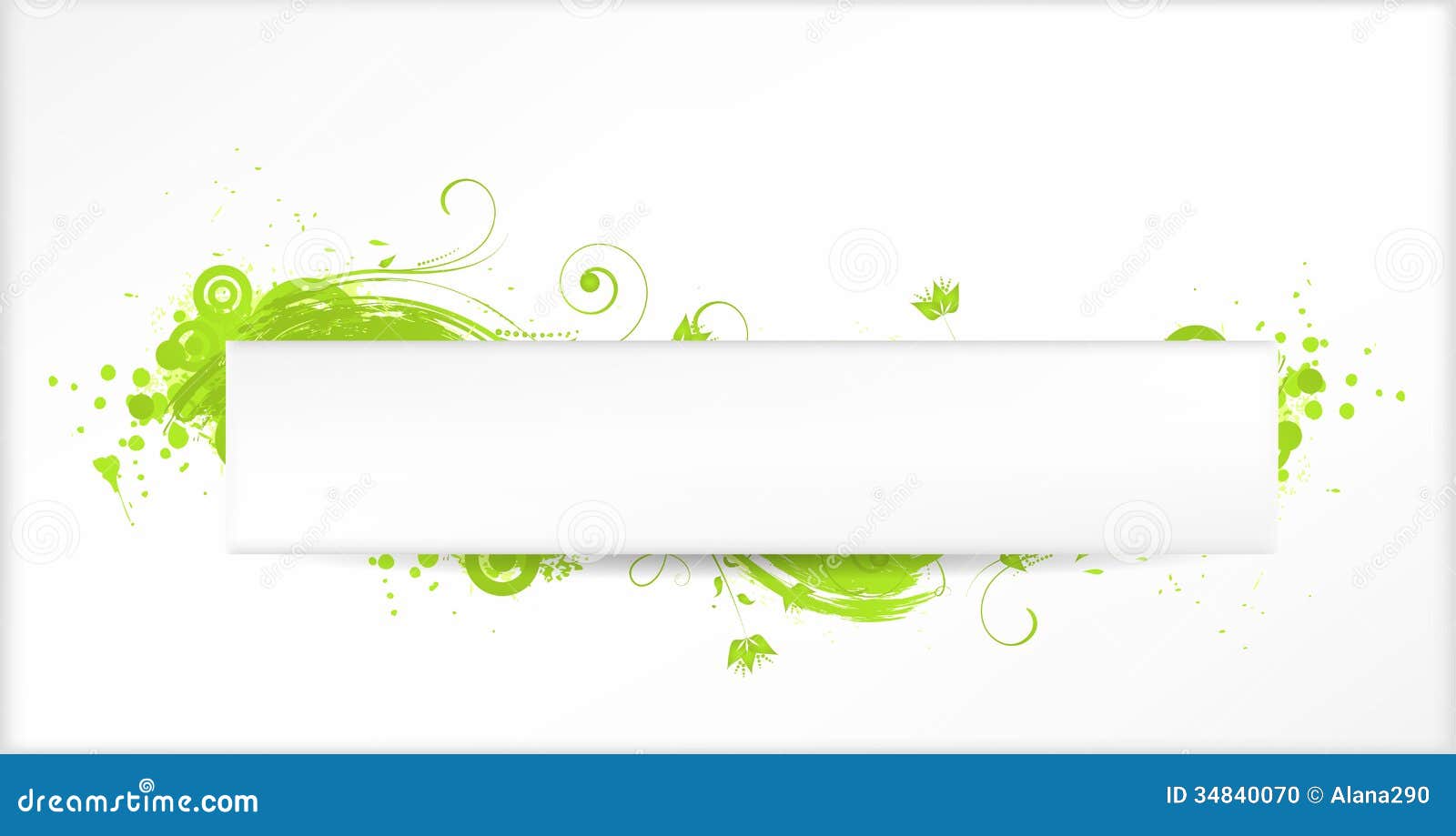 Background with Green Grunge Elements Stock Vector - Illustration of ...