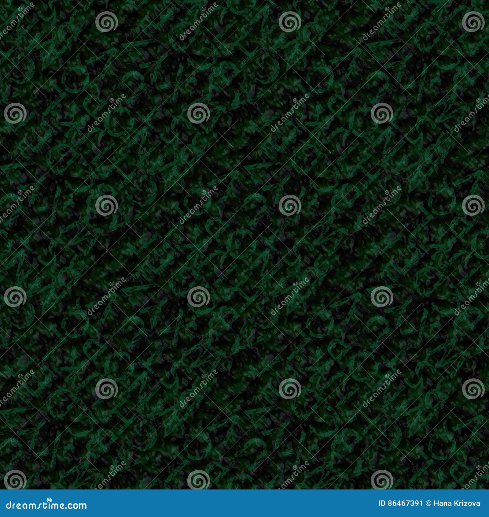 Background with Green Letters Stock Illustration - Illustration of ...