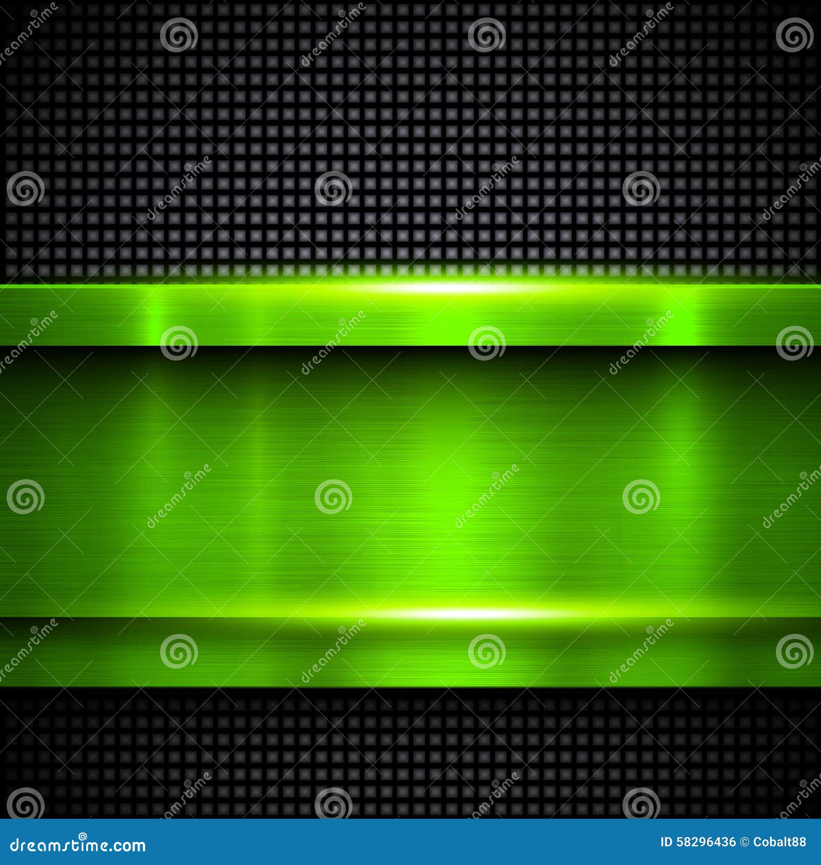Background green metal stock vector. Illustration of pattern - 58296436