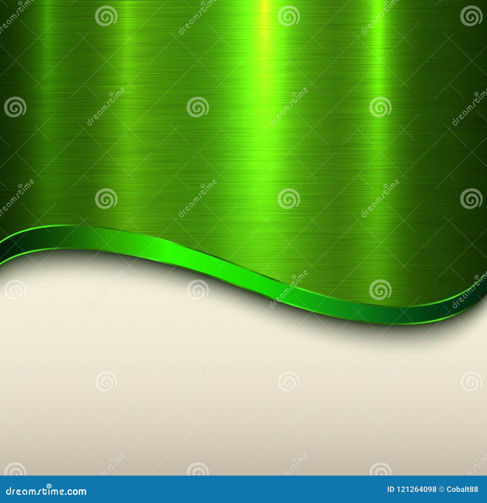 Background green metal stock vector. Illustration of smooth - 121264098