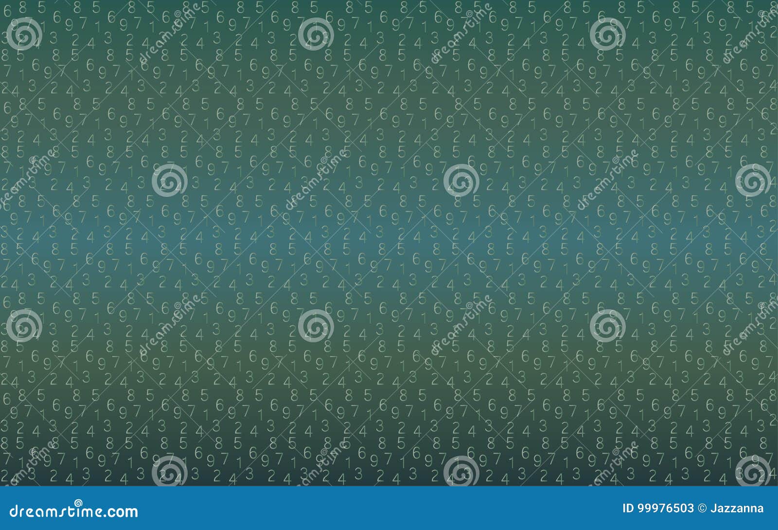 Background Green with Numbers Stock Vector - Illustration of vector ...