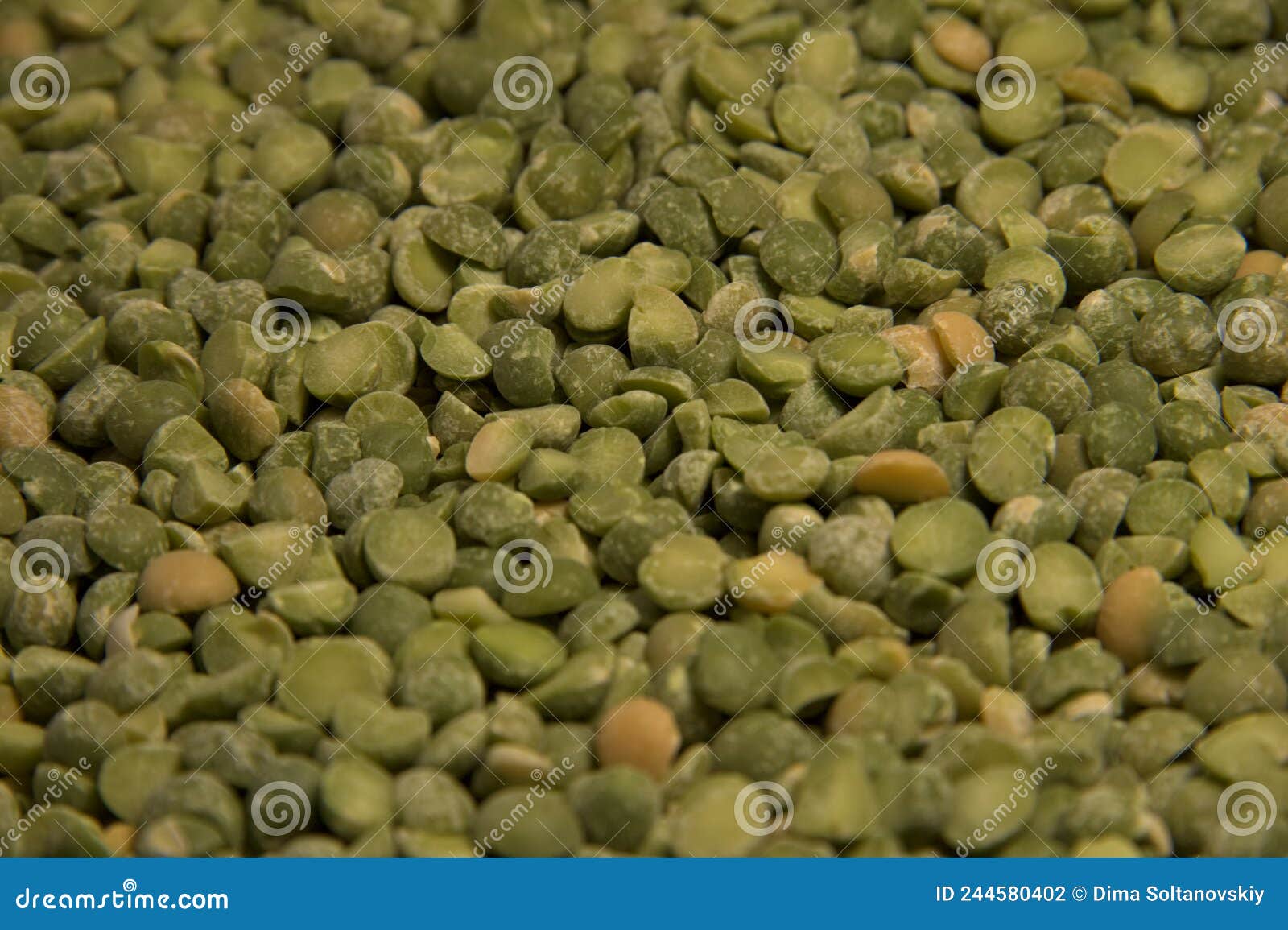 Background of Green Pea Groats. Close Up. Stock Photo - Image of food ...