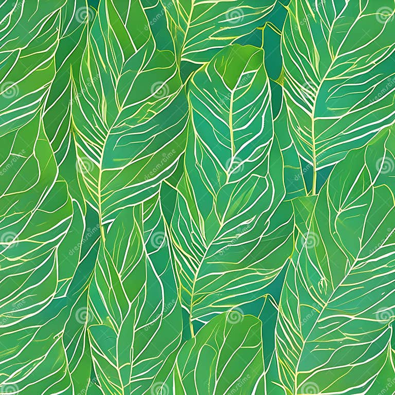 Background of Green Plantain Leaves. Background Texture Pattern Stock ...