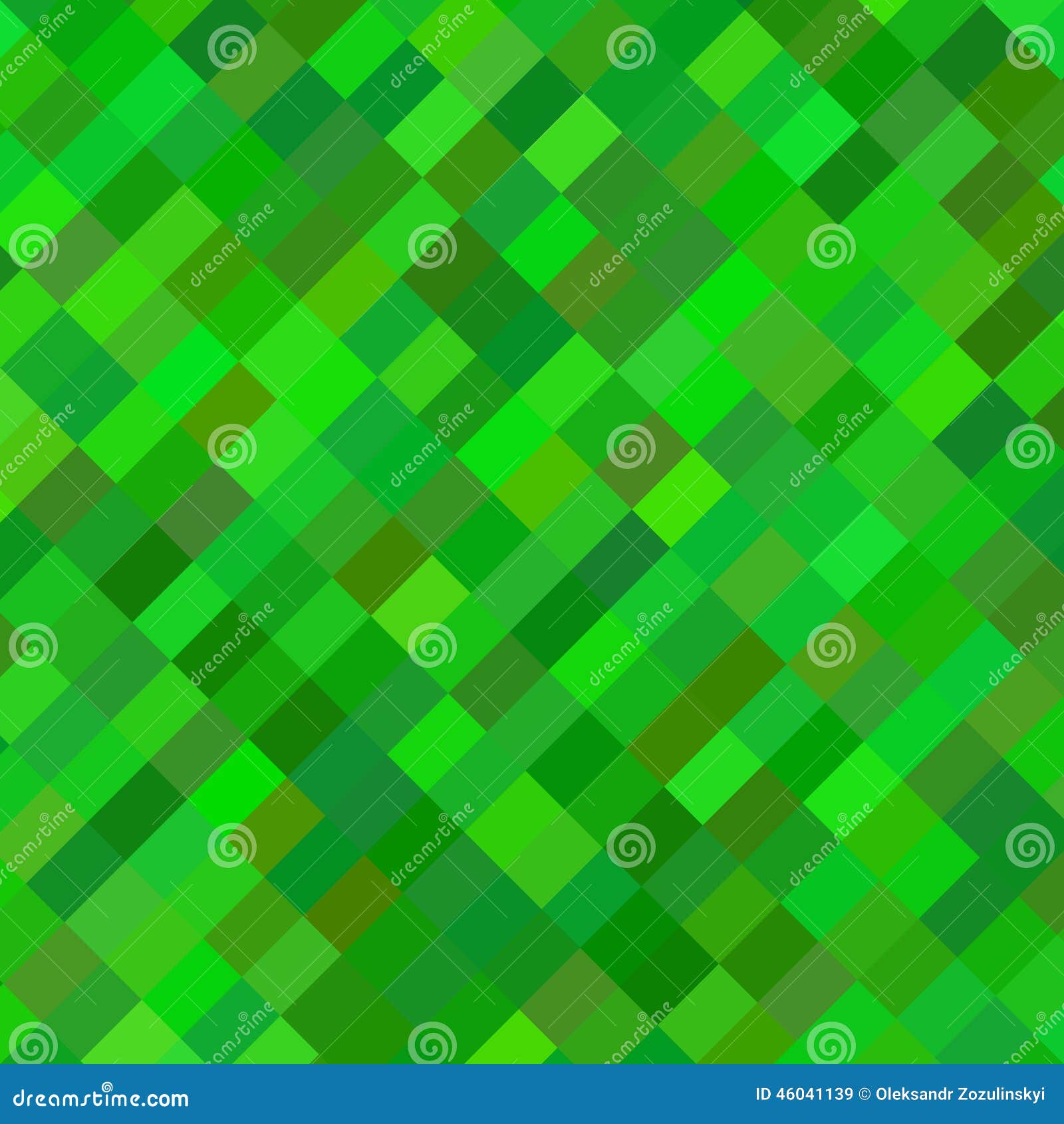 Background with Green Rectangles at an Angle. Raster Stock Illustration ...