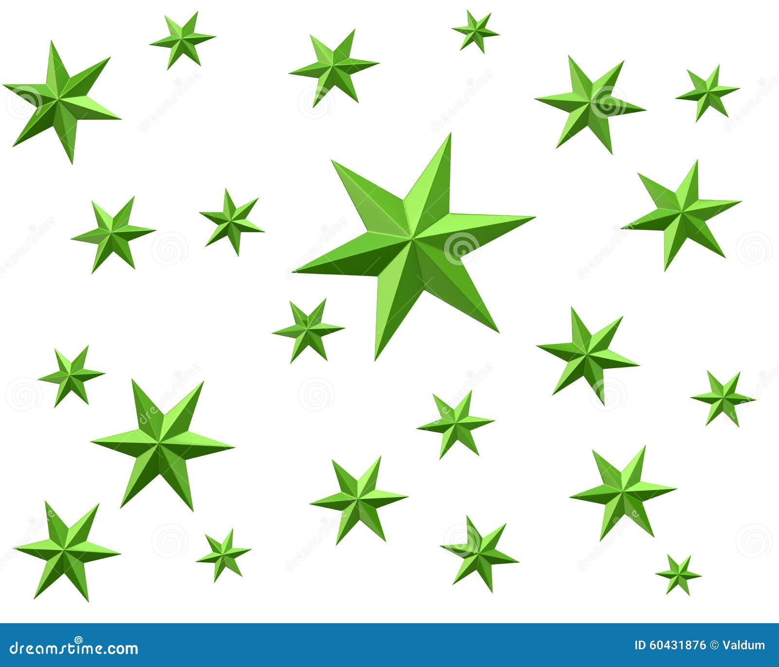 Green Stars Royalty-Free Illustration | CartoonDealer.com #3195327