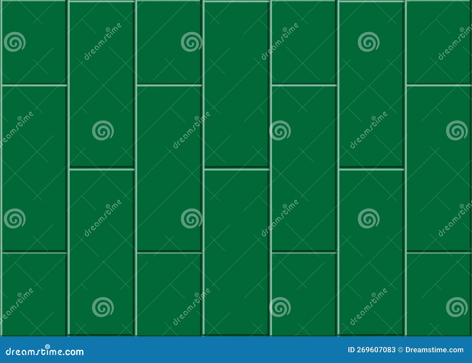 Green Tile Wall. Seamless Texture Stock Vector - Illustration of room ...