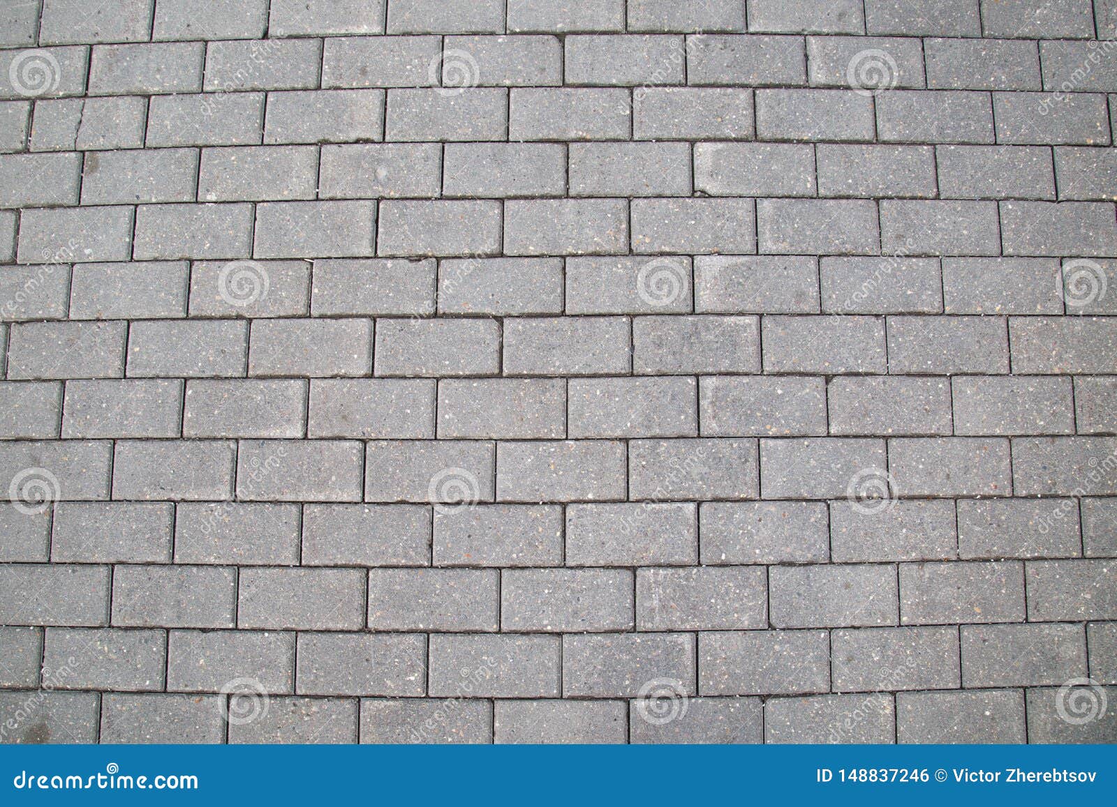 Background from Grey Artificial Paving Stone of Rectangular Shape ...