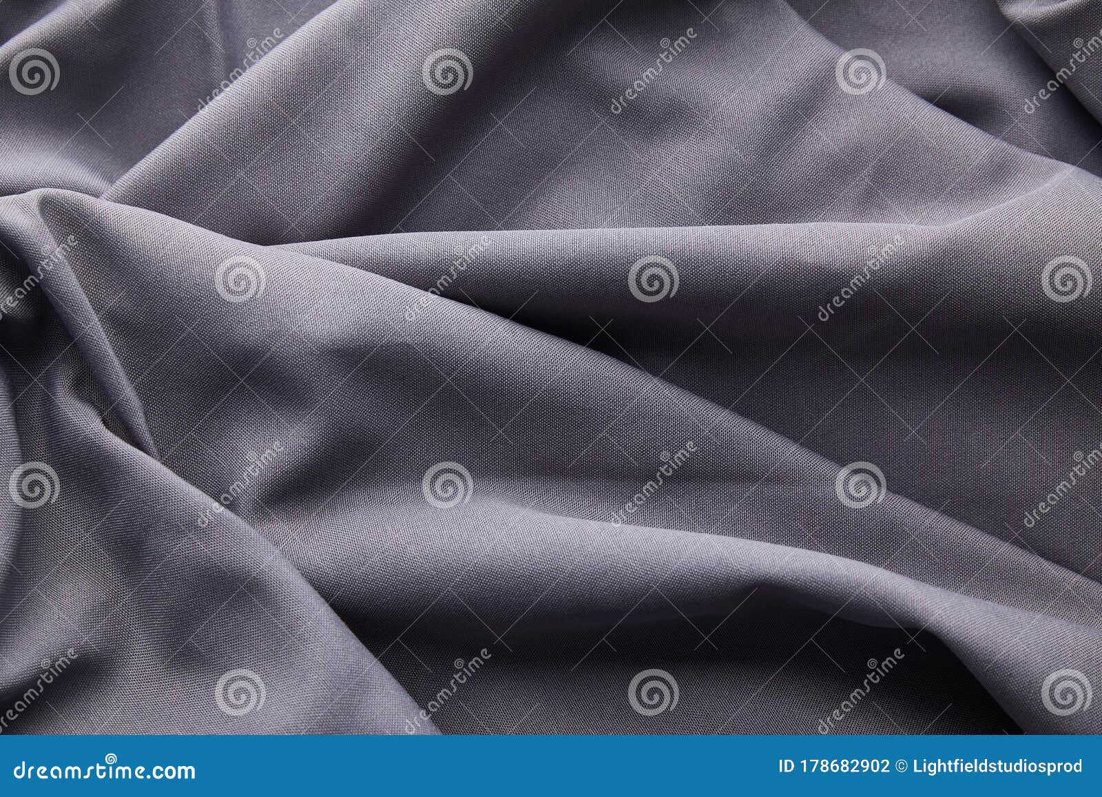 Background of Grey Crumpled Textured Cloth Stock Photo - Image of ...