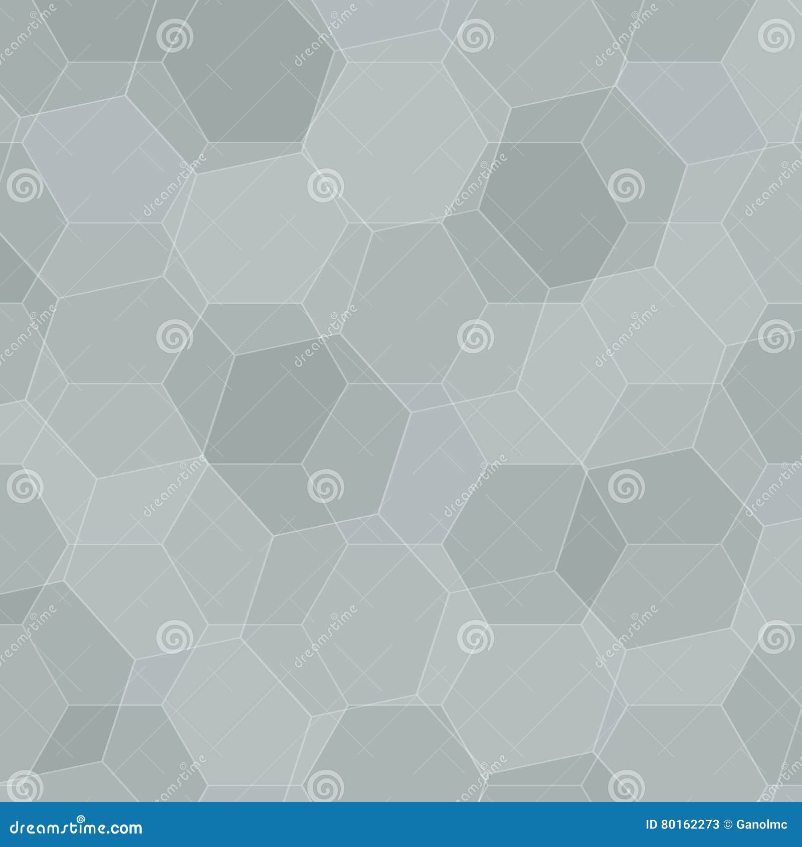 Background with Grey Honeycombs. Vector Illustration Stock Vector ...