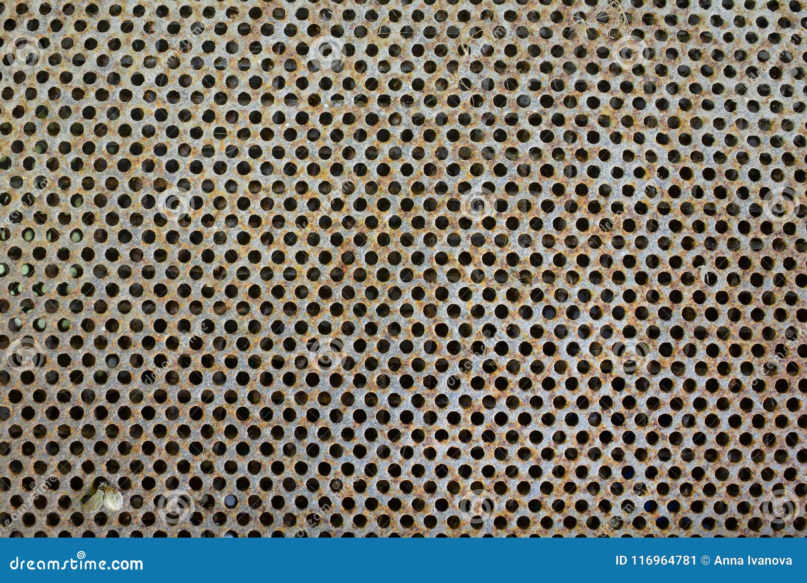 Background Grid - a Metal Texture with a Lot of Round Holes Stock Image ...