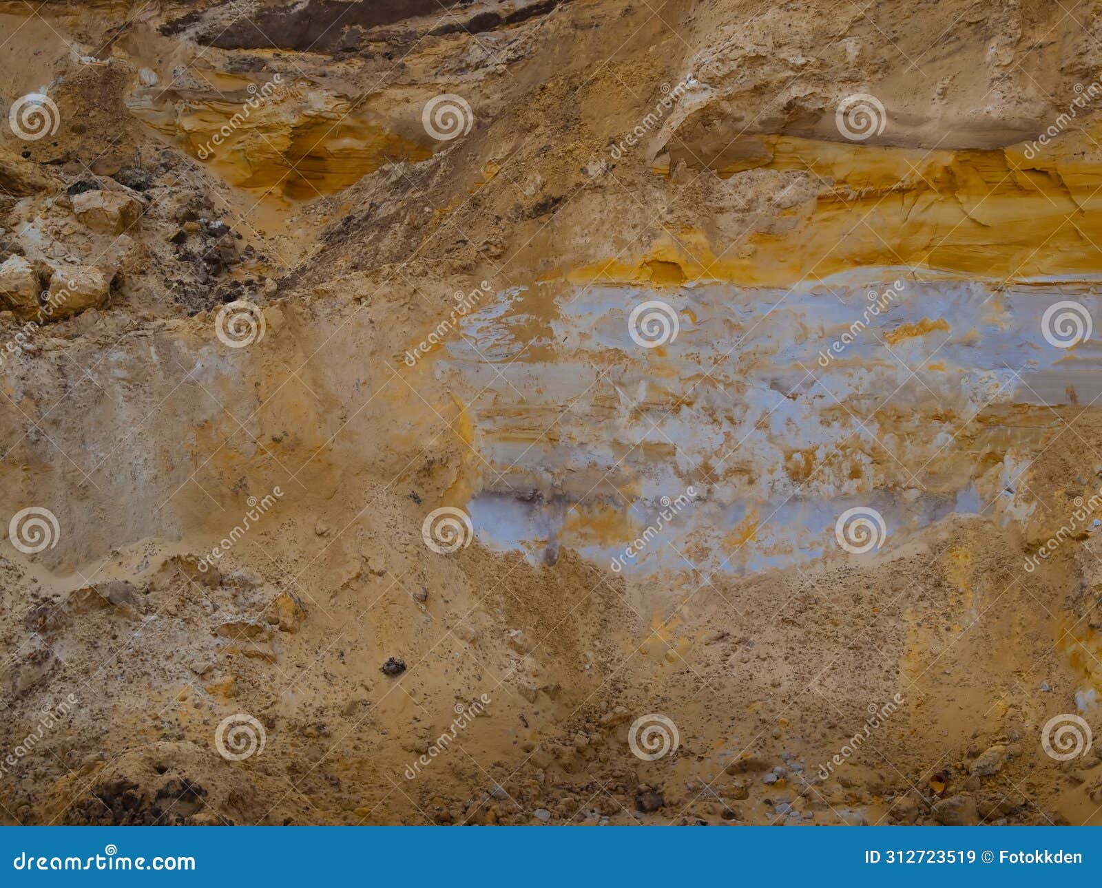 Background Ground Layers in a Cut Stock Image - Image of brown, frame ...