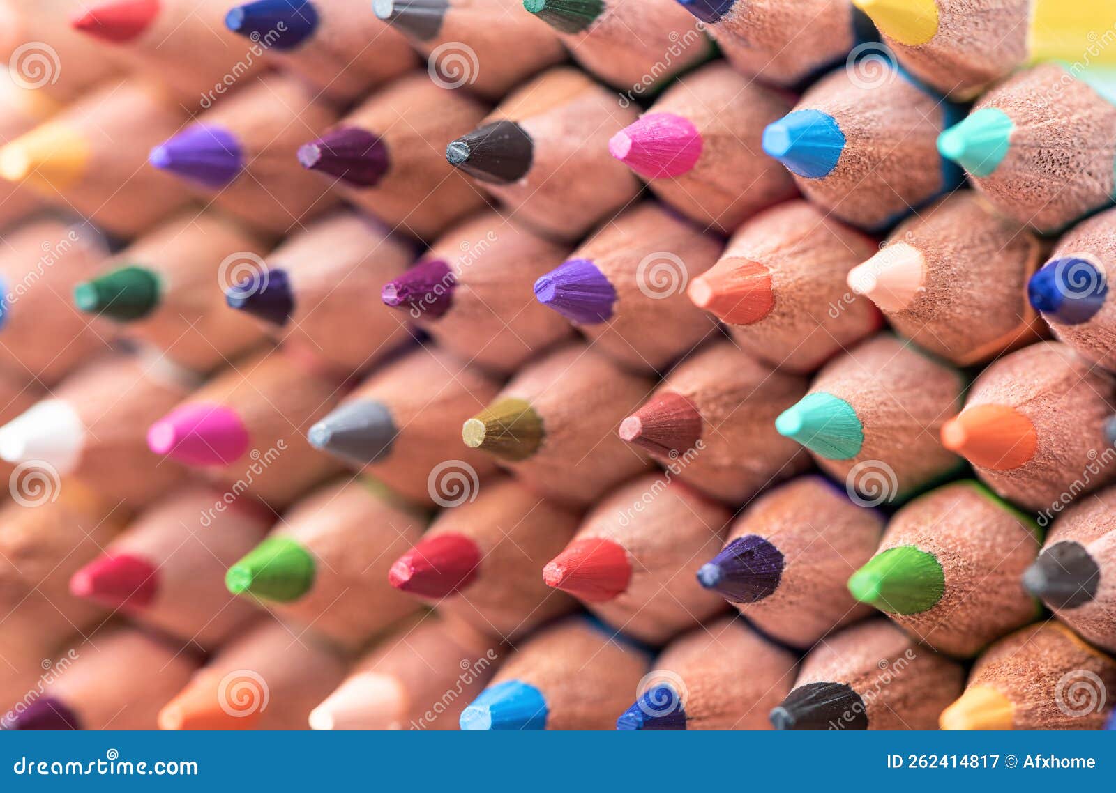 A Of Group Of Colored Pencil For Drawing Art Writing Purpose Stock ...