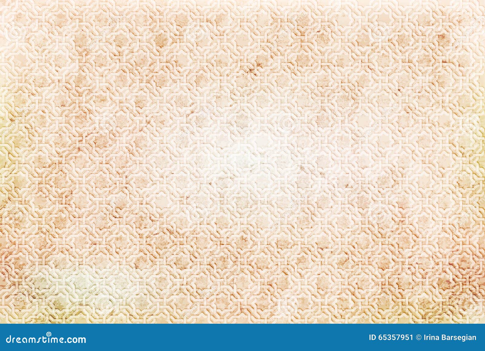 Background Grunge Arabic Pattern on Ancient Wall Stock Vector ...