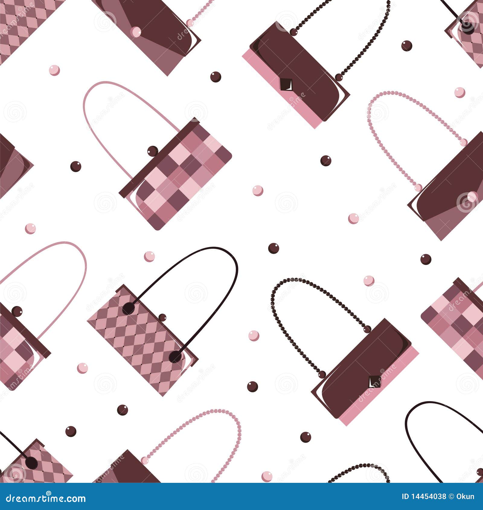 Background of handbags stock vector. Illustration of handbag - 14454038