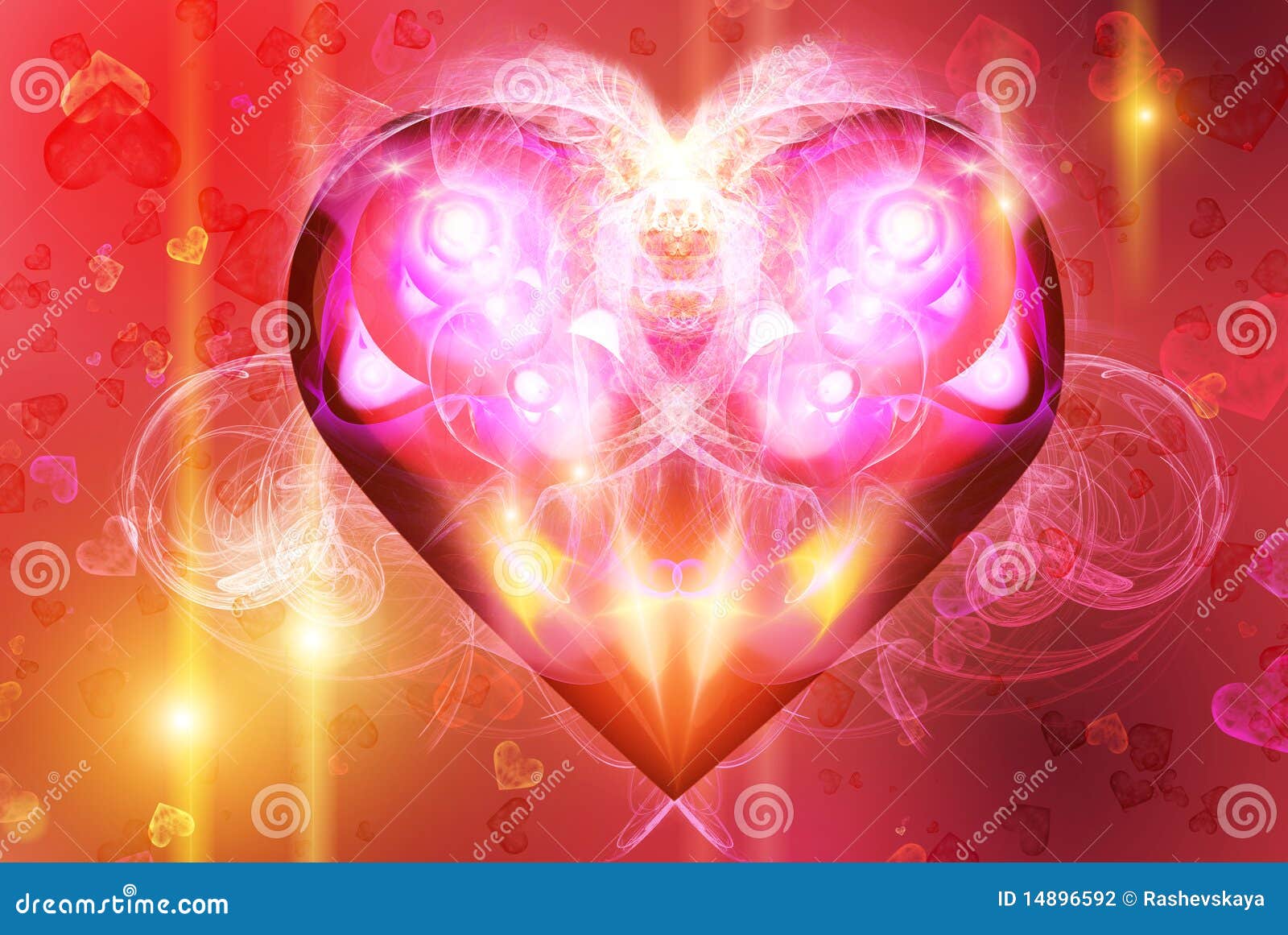 Background with a heart stock illustration. Illustration of celebration ...