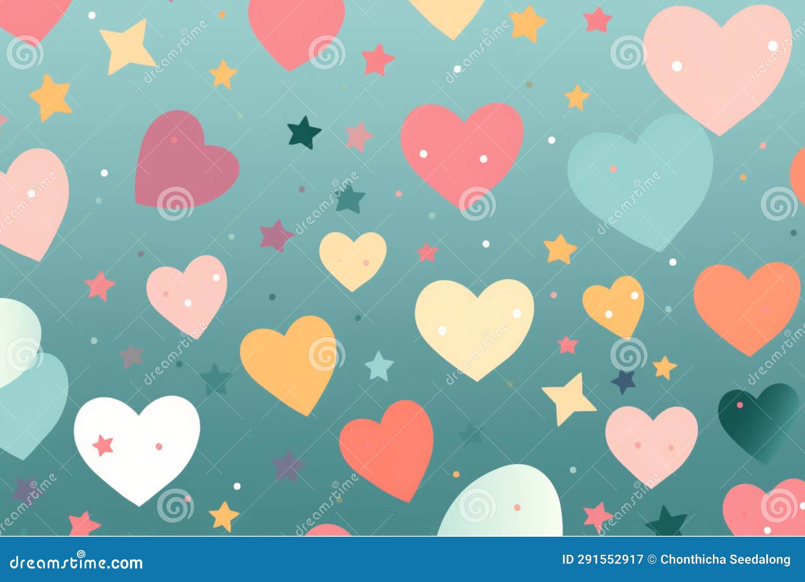 Background Heart star stock illustration. Illustration of pink - 291552917