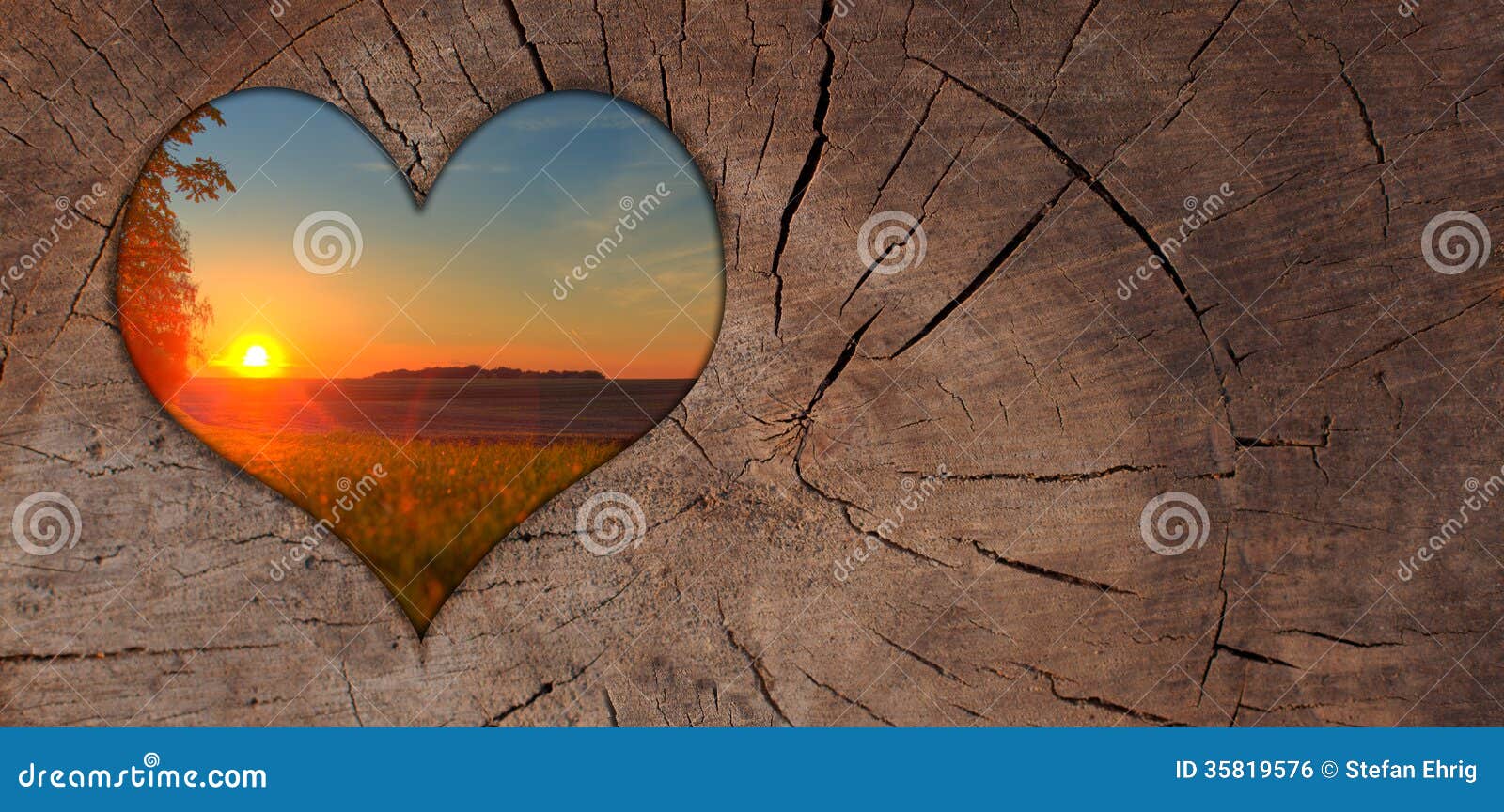 Background Heart Sunset Wood Stock Photo - Image of romantic ...