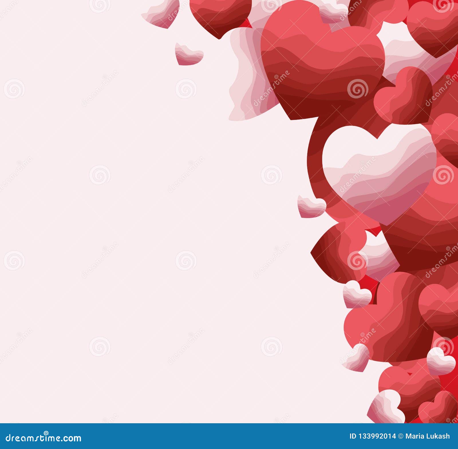Background with Hearts. Design Greeting Card Stock Vector ...