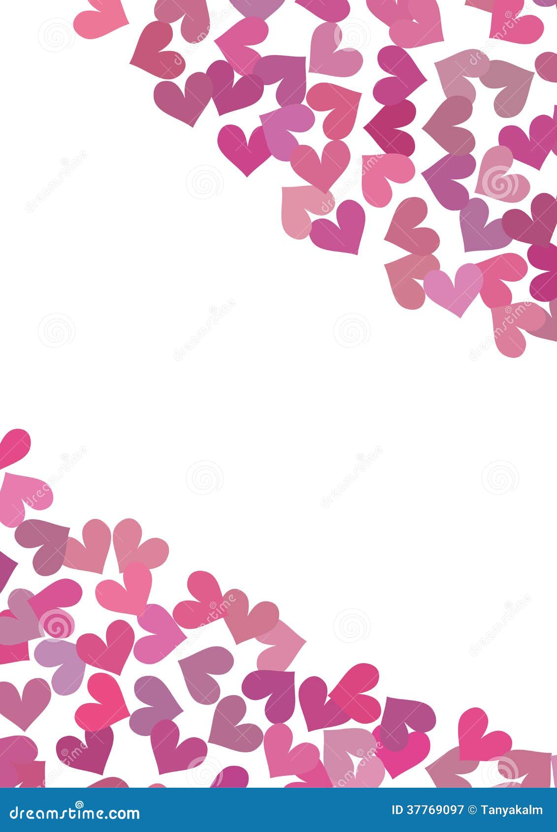 Background with hearts stock vector. Illustration of club - 37769097