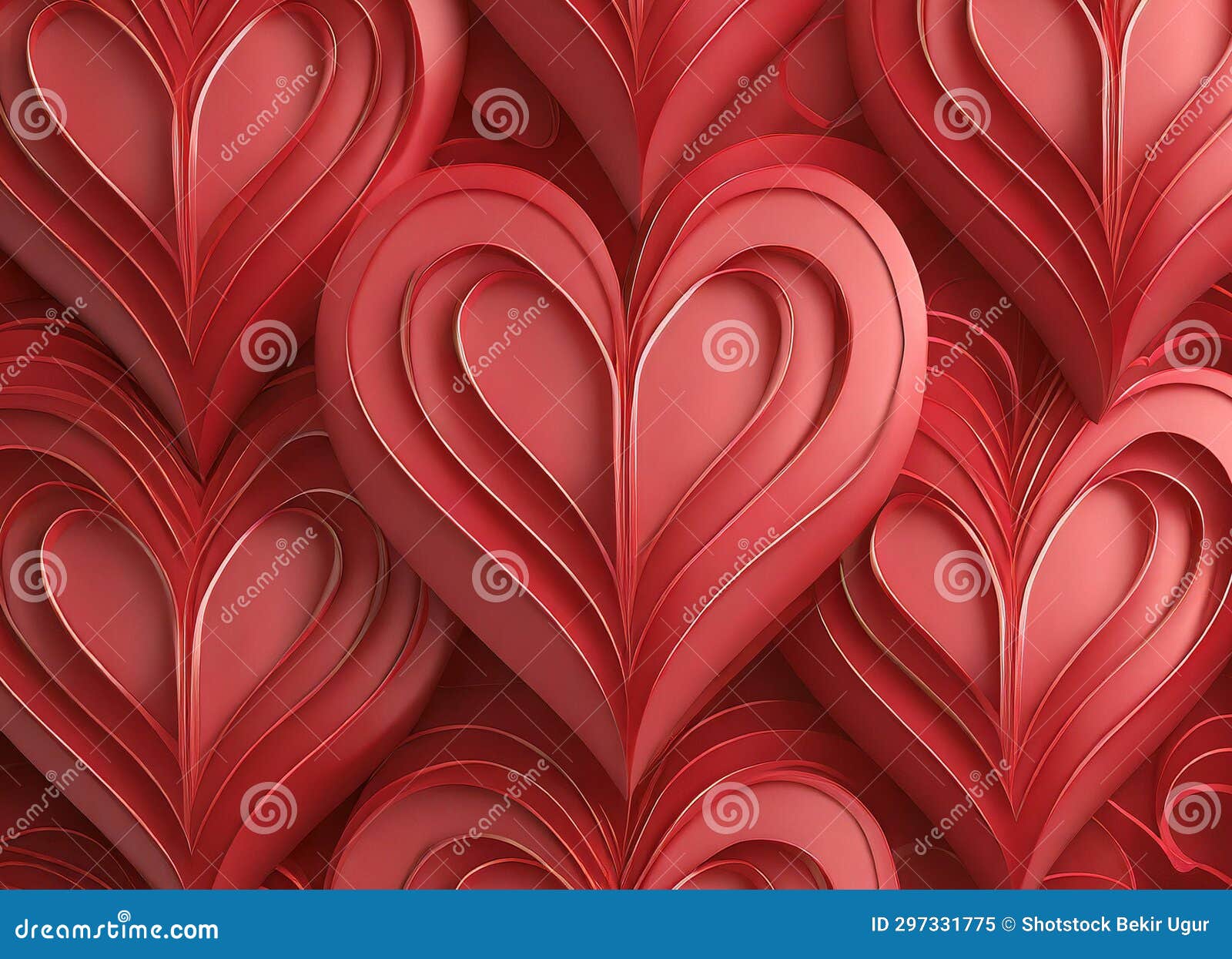 Background of Heartshape Forms Suitable for Valentine or Romantic ...