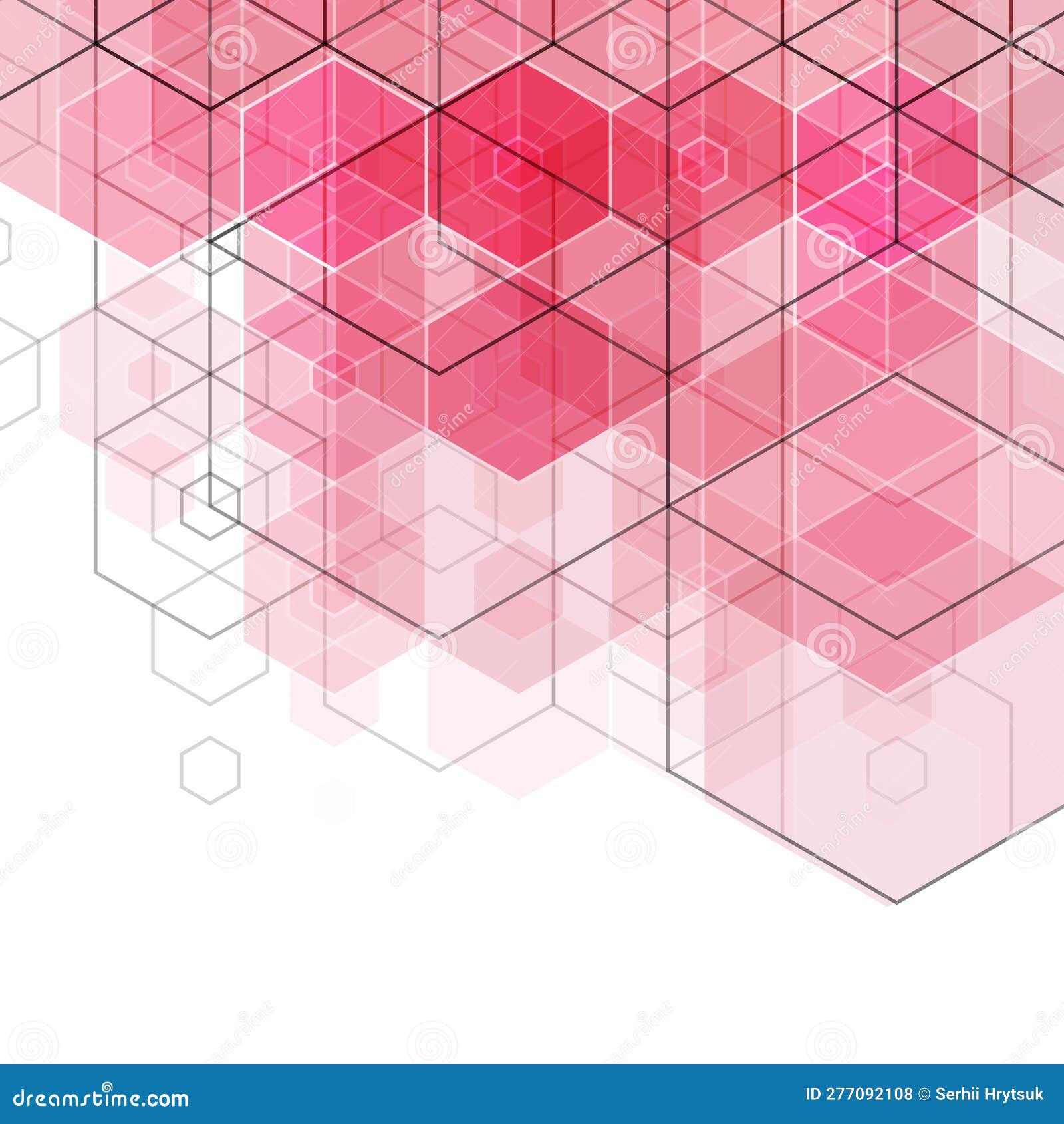 Background Hexagon Pattern, Template. Pink Hexagon Wallpaper Stock ...