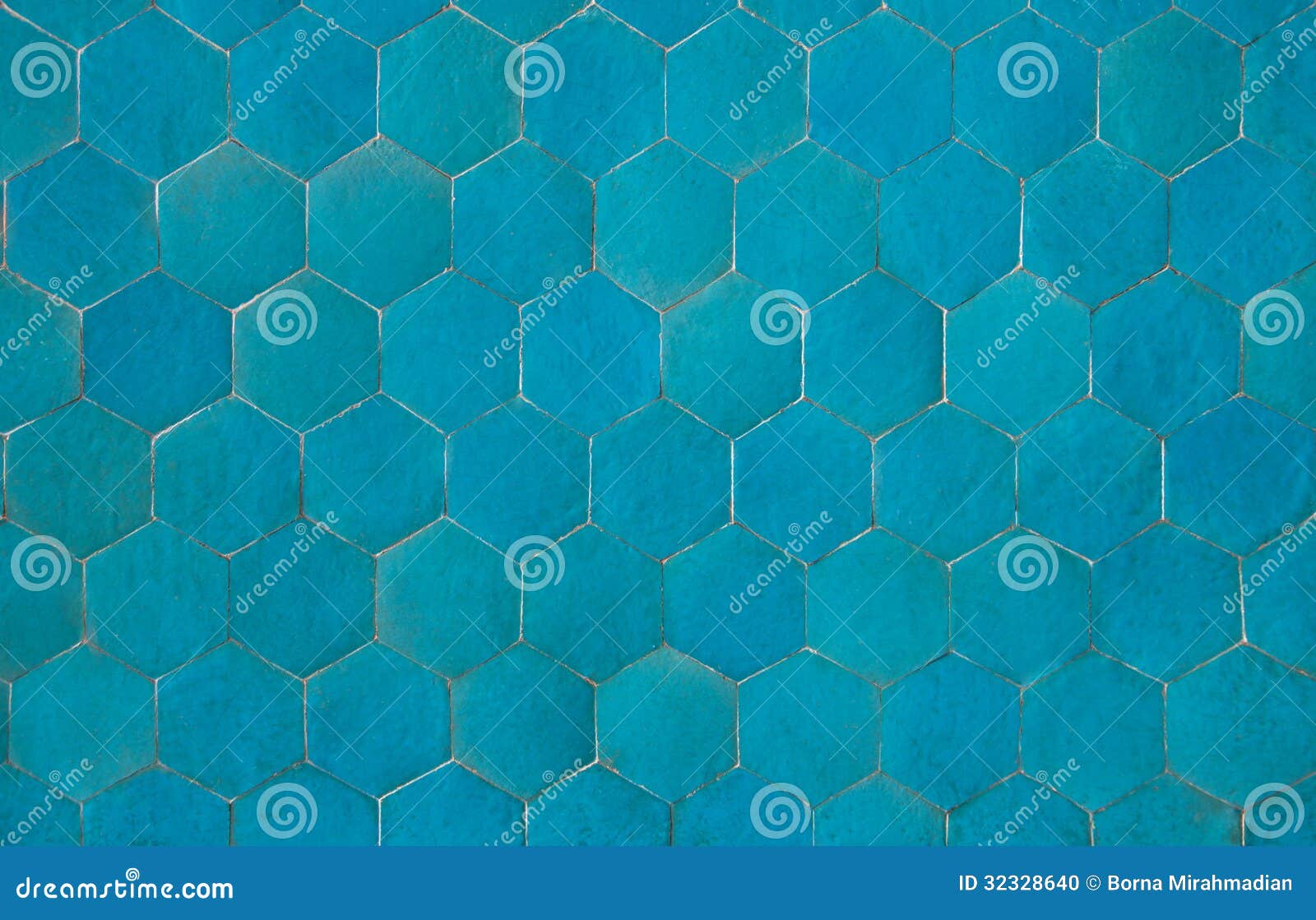3d Hexagonal Blue Color Gradient Pattern Stock Image | CartoonDealer ...