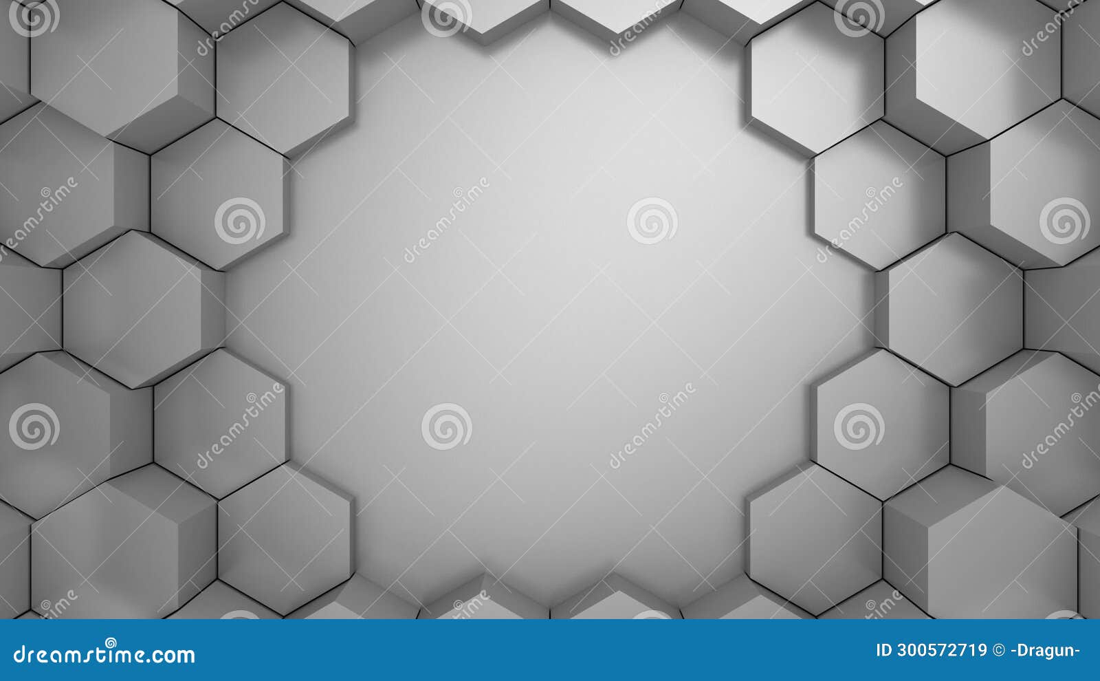 Background of Hexagons stock video. Video of gray, hexahedron - 300572719