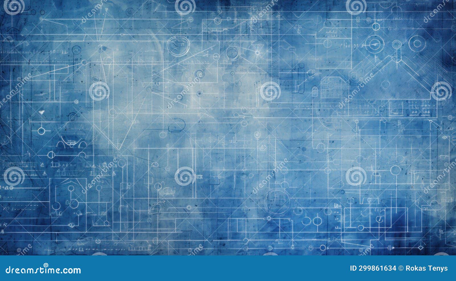Background of Hi-tech Engineering Technology Blueprint Texture Stock ...