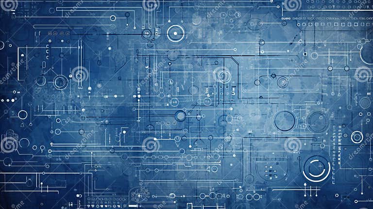 Background of Hi-tech Engineering Technology Blueprint Texture Stock ...