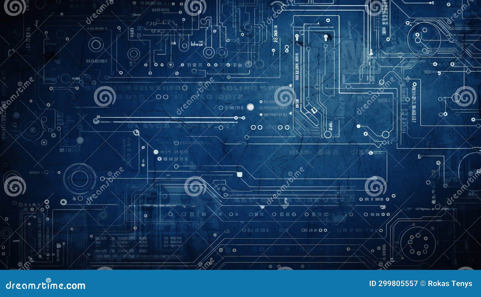 Background of Hi-tech Engineering Technology Blueprint Texture Stock ...