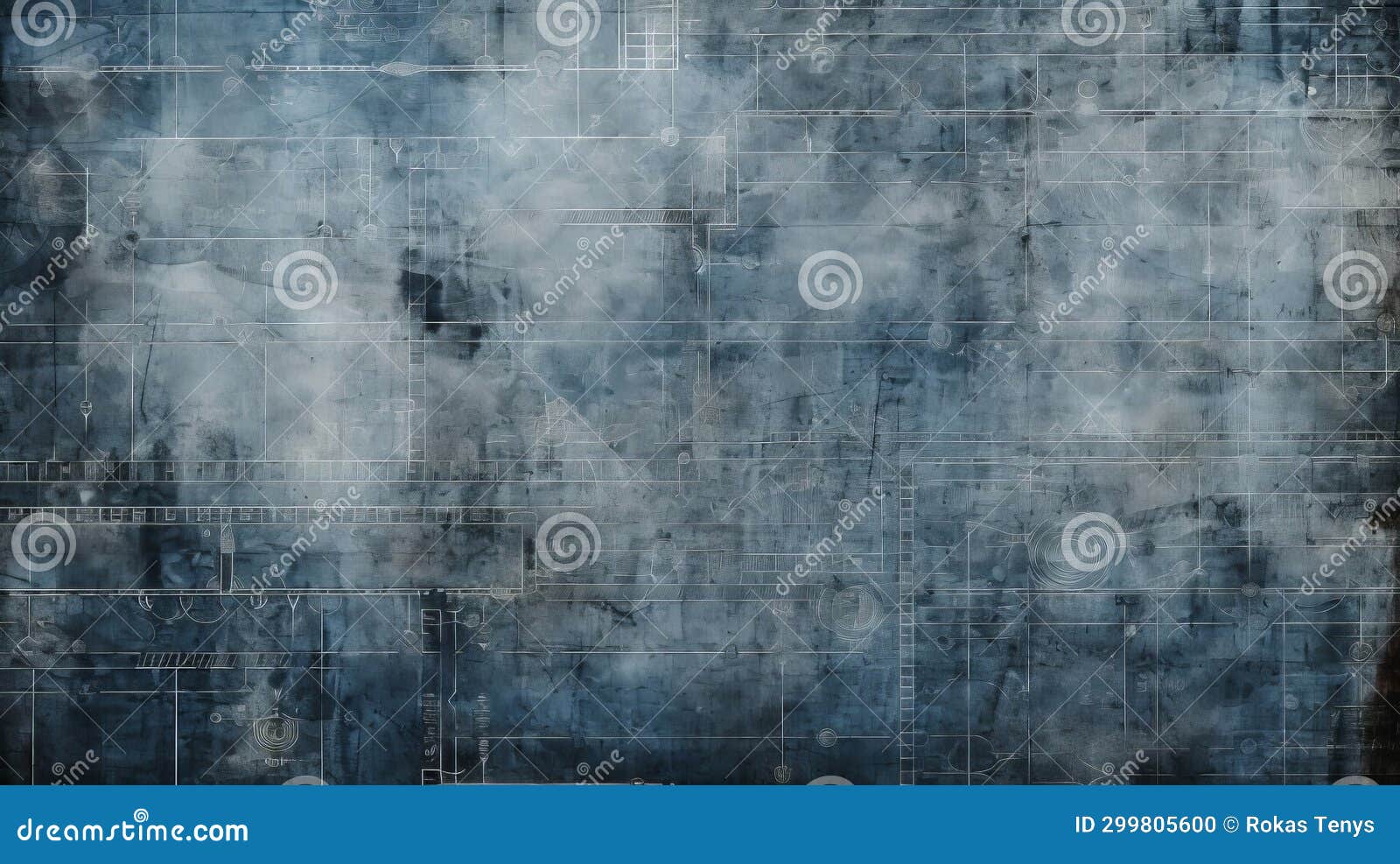 Background of Hi-tech Engineering Technology Blueprint Texture Stock ...