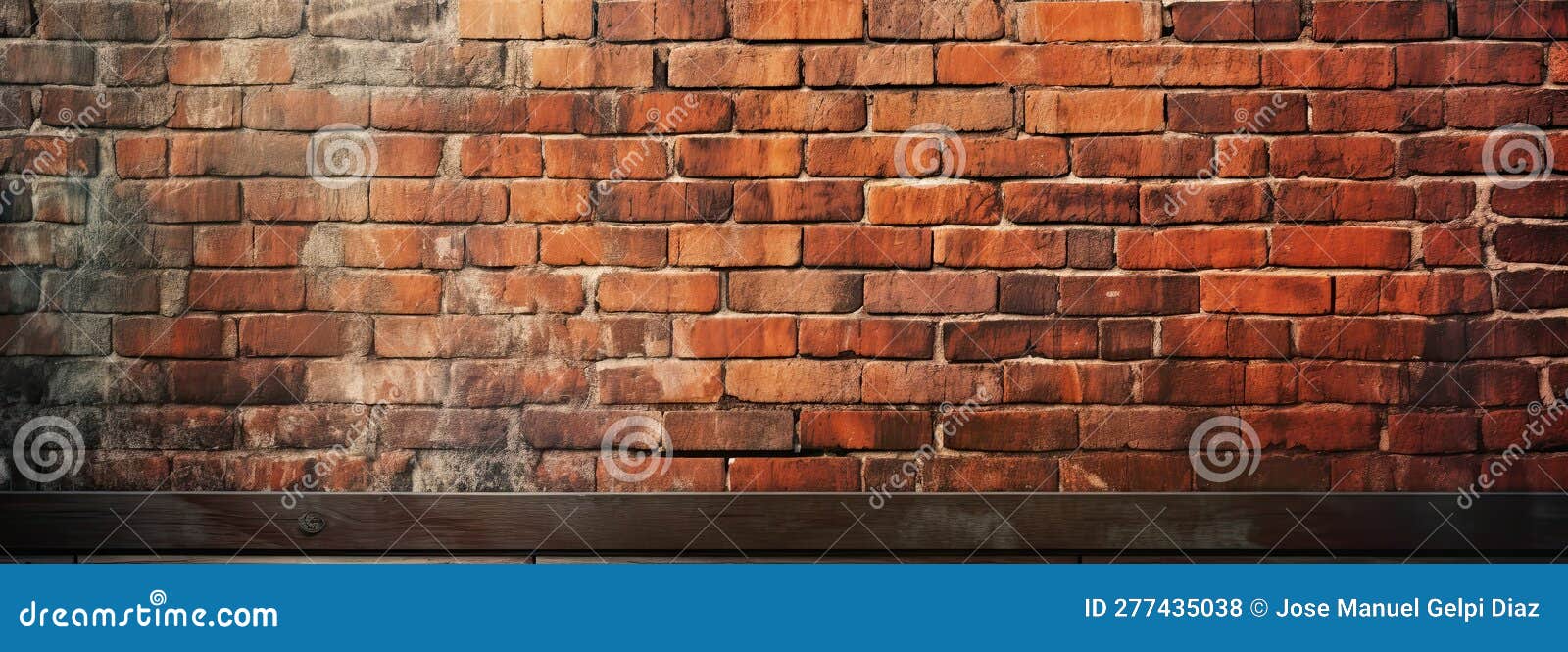 Background of High-contrast Chiaroscuro Lighting of a Brick Wall in a ...