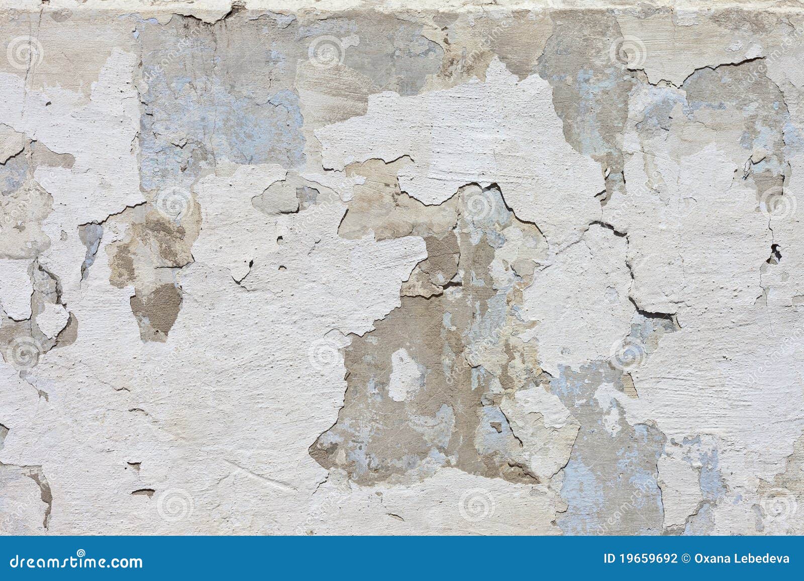 Stone Wall with Chipped Plaster Stock Photo - Image of background ...