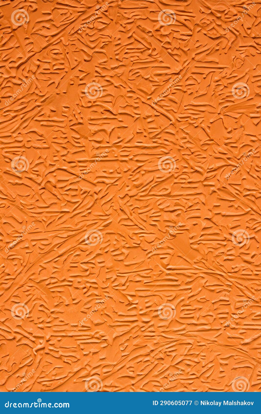 The Background Highlights Facade Decorative Plaster with a Vibrant ...